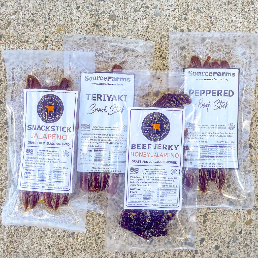 Grass-fed Beef Snacks – The Ground Market